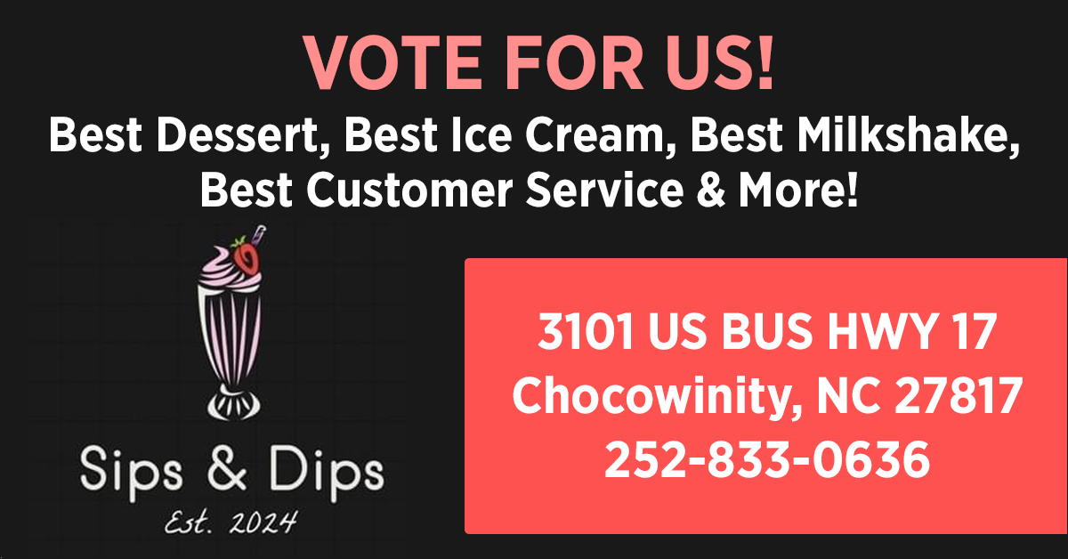 Vote Sips & Dips - 2025 Best of the Pamlico